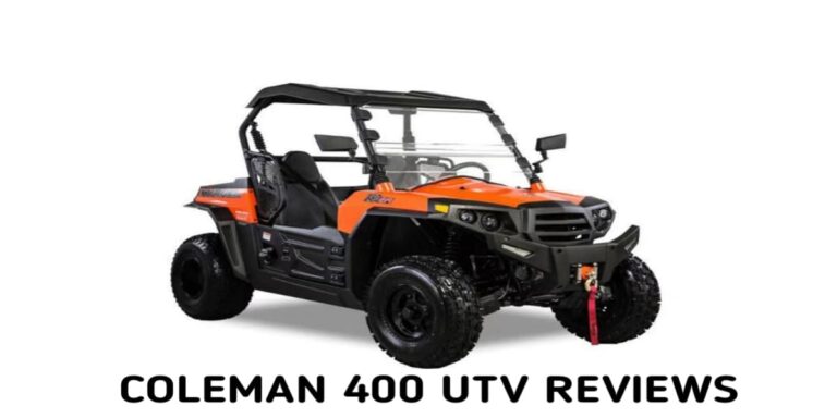 Coleman 400 UTV Reviews 2025: Outfitter 400 Side by Side